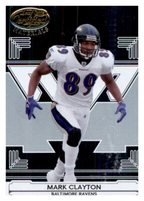 2006 Certified Mark Clayton NFL Base Card PWE Set Break Ravens #14 | eBay
