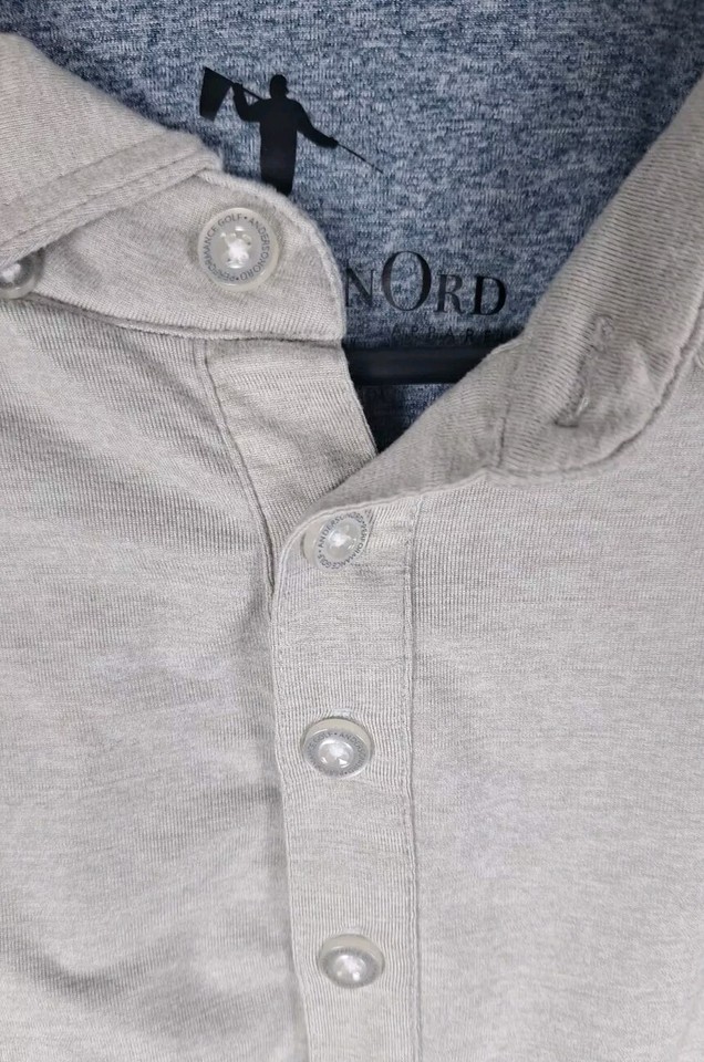 Anderson Ord Performance Golf Shirt-Size XL-Sleeve/Back Logo-Striped ...