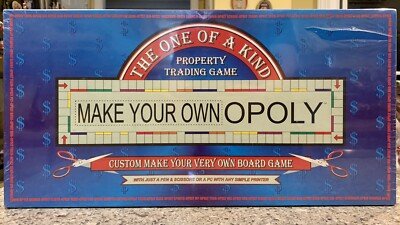 MAKE YOUR OWN OPOLY Game 🎲 Customizable Monopoly Kit: Board • Cards ...