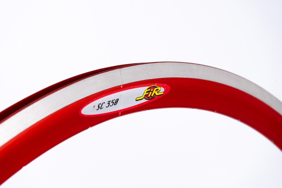 NOS FIR SC 350 32h AERO RIMS VINTAGE 700C RED ROAD BIKE BICYCLE 90S ...