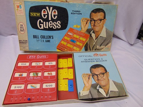 1966 Milton Bradley Eye Guess Board game 3rd edition #4641 USA Bill ...