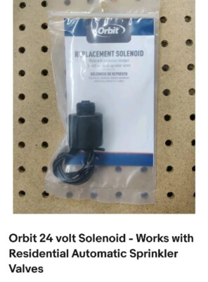 Orbit 24 volt Solenoid - Works with Residential Automatic Sprinkler ...