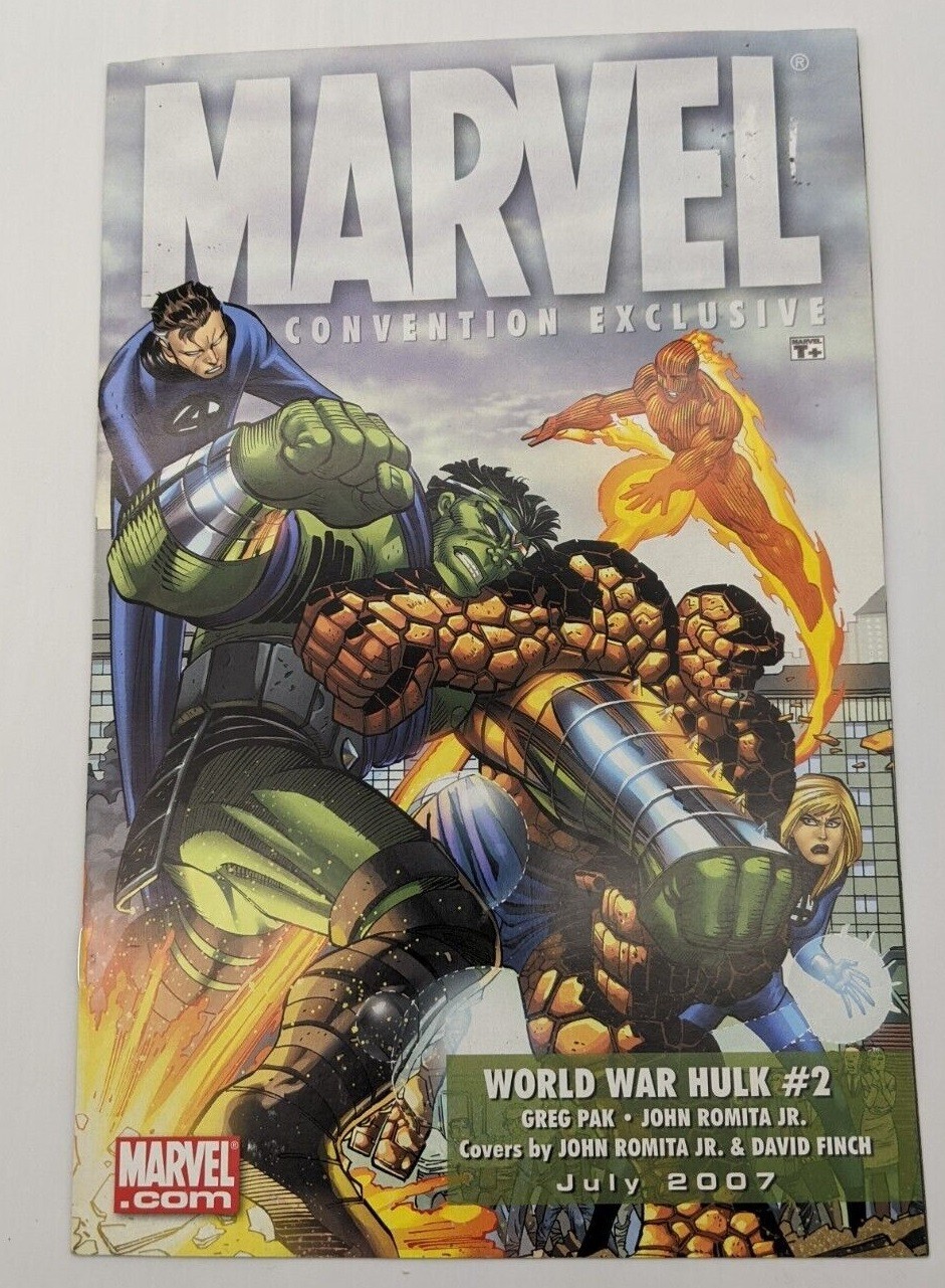 2007 WIZARD WORLD CONVENTION EXCLUSIVE MARVEL WORLD WAR HULK #2 JOHN ...
