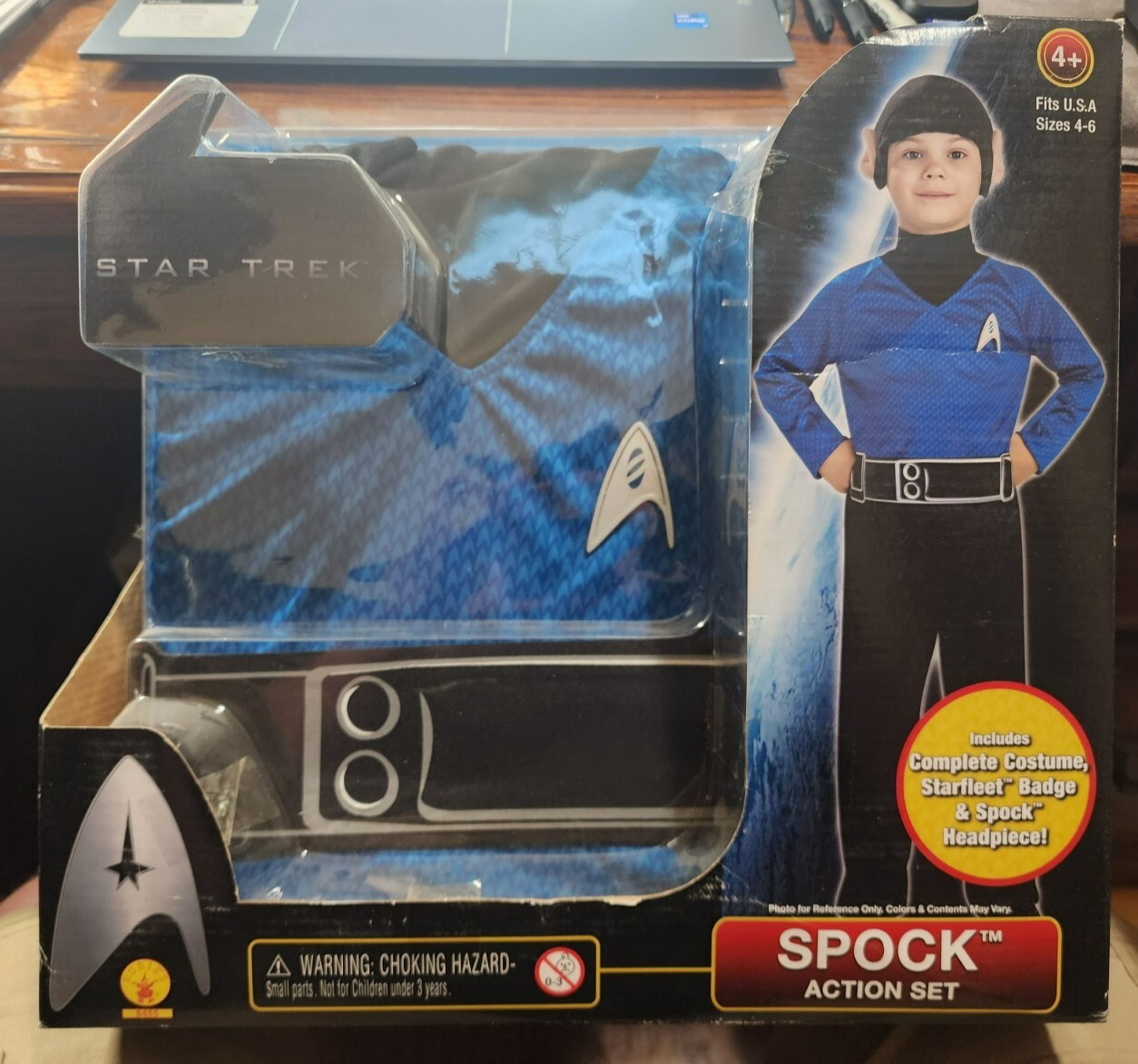 Rubie's Star Trek SPOCK Halloween Costume Action Set Complete Outfit | eBay