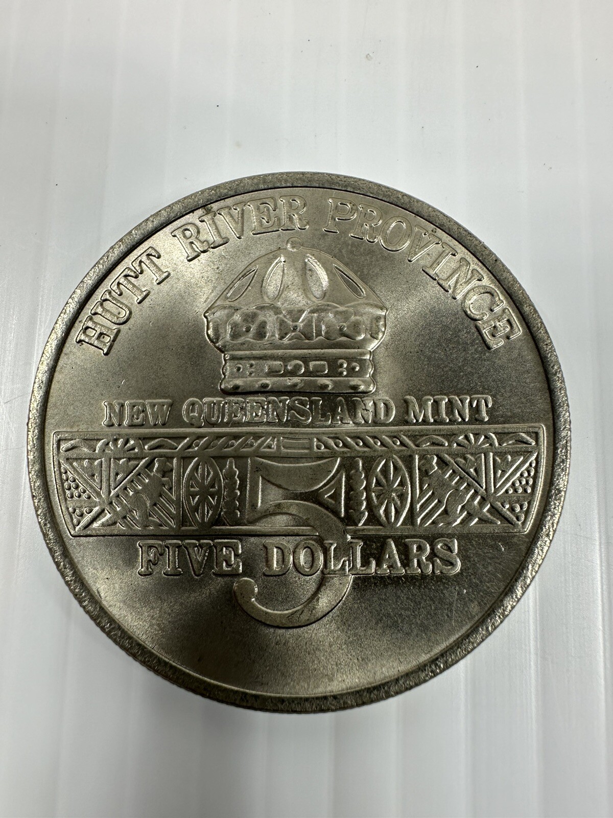 1991 Desert Storm Coin Hutt River Province $5 Apache Helicopter ...