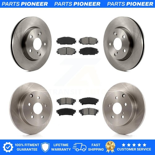 [Front+Rear] Disc Brake Rotor Semi-Metallic Pad Kit For 2012-2018 ...