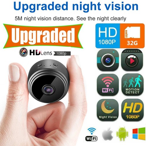 Security Wifi Camera HD 1080P Mini Camera Video Record Night Vision CAM ...