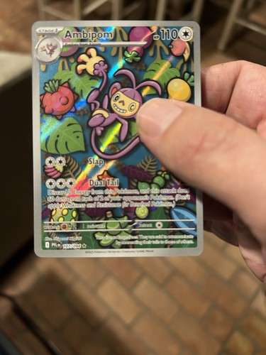 Pokemon TCG Mega Evolutions Phantasmal Flames Ambipom 107/094 ...