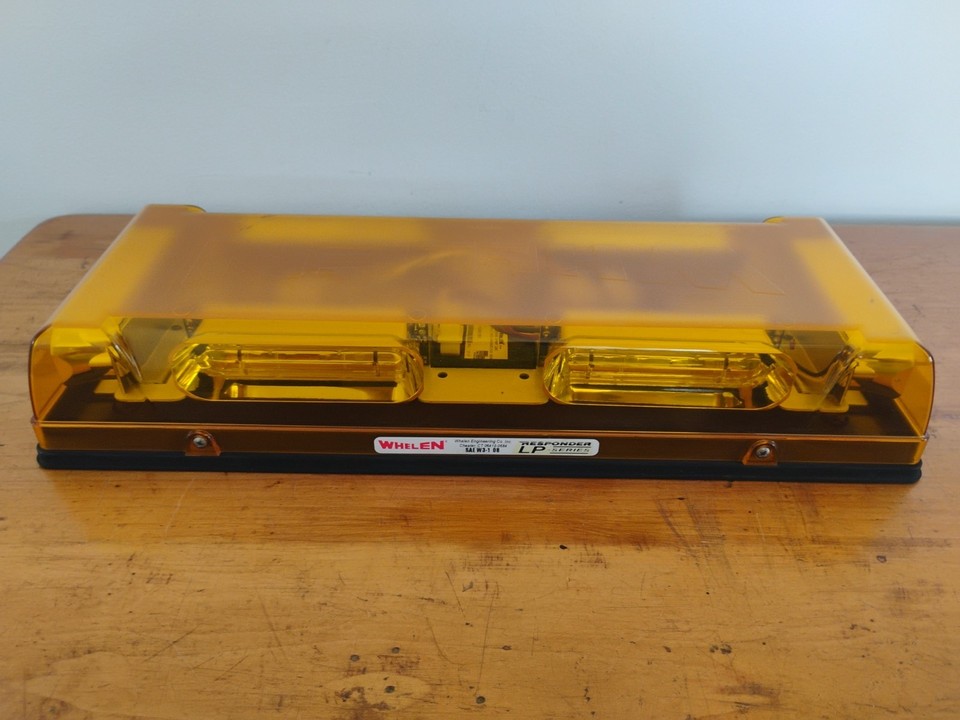 WHELEN 12VDC Amber Mini Light Bar Responder LP Series R2LPPA W3-1 08 | eBay