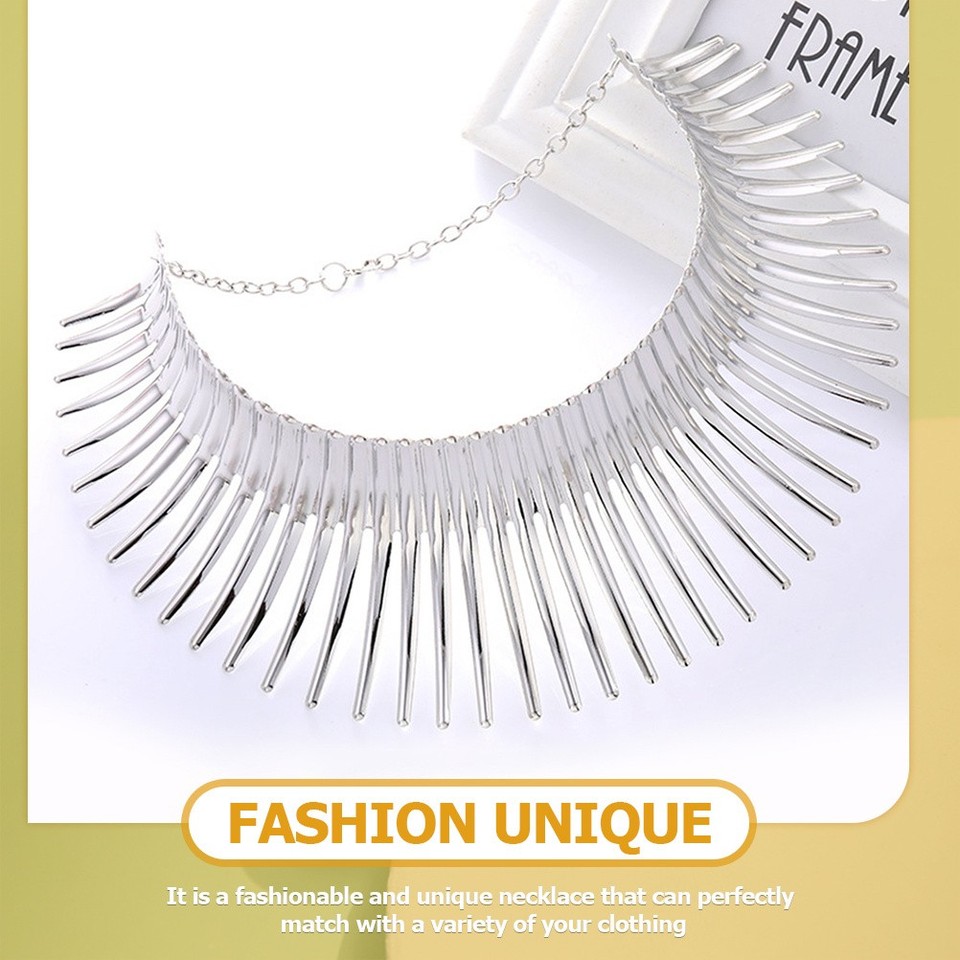 Neck Collar Necklace Women's Necklaces Exaggerated Clavicle Chain Big ...