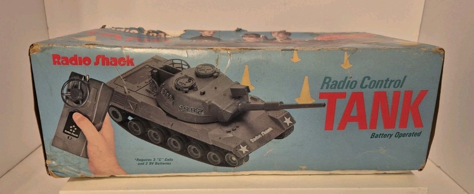Vintage Radio Shack 60-3009 Radio Controlled (R/C) Military/Army Tank ...