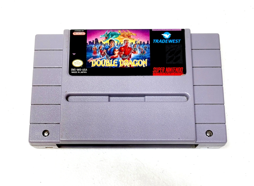 SUPER DOUBLE DRAGON (Super Nintendo, 1992) SNES Authentic Game TESTED ...