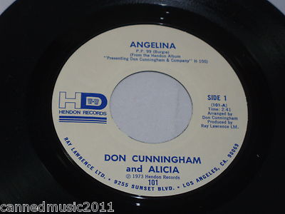 Don Cunningham and Alicia: Angelina / Start All Over Again [NEW OLD ...
