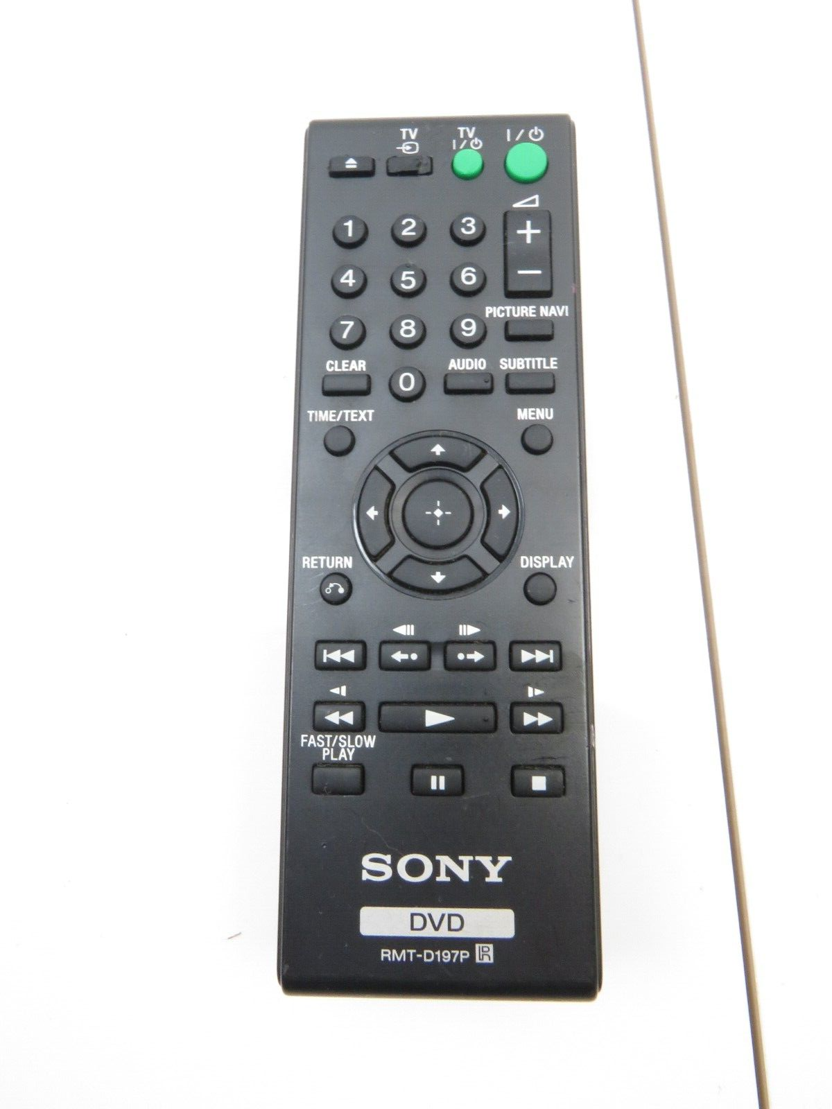 Genuine Sony RMT-D197P DVD Remote Control NO BATTERY COVER | eBay Australia