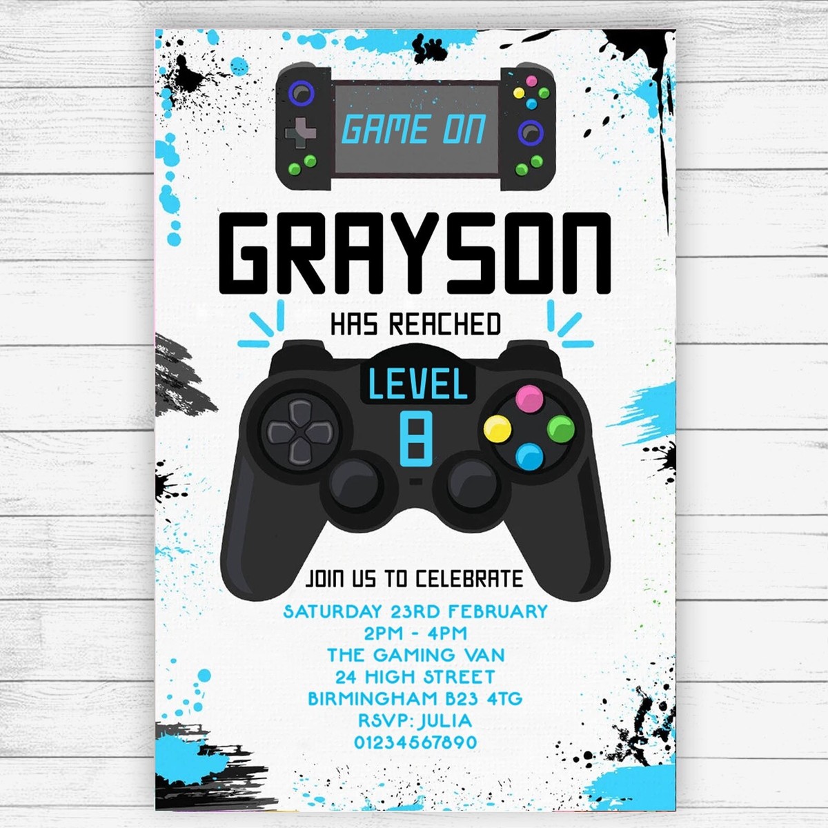 Playstation Birthday Party Printables Playstation Birthday Party