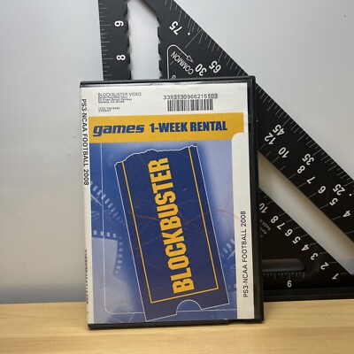 Blockbuster PS3 NCAA Football 2008 | eBay