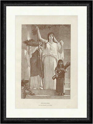 Penelope Gemälde Pinta Menelaos Troja Odysseus Mythologie Faksimile_A ...