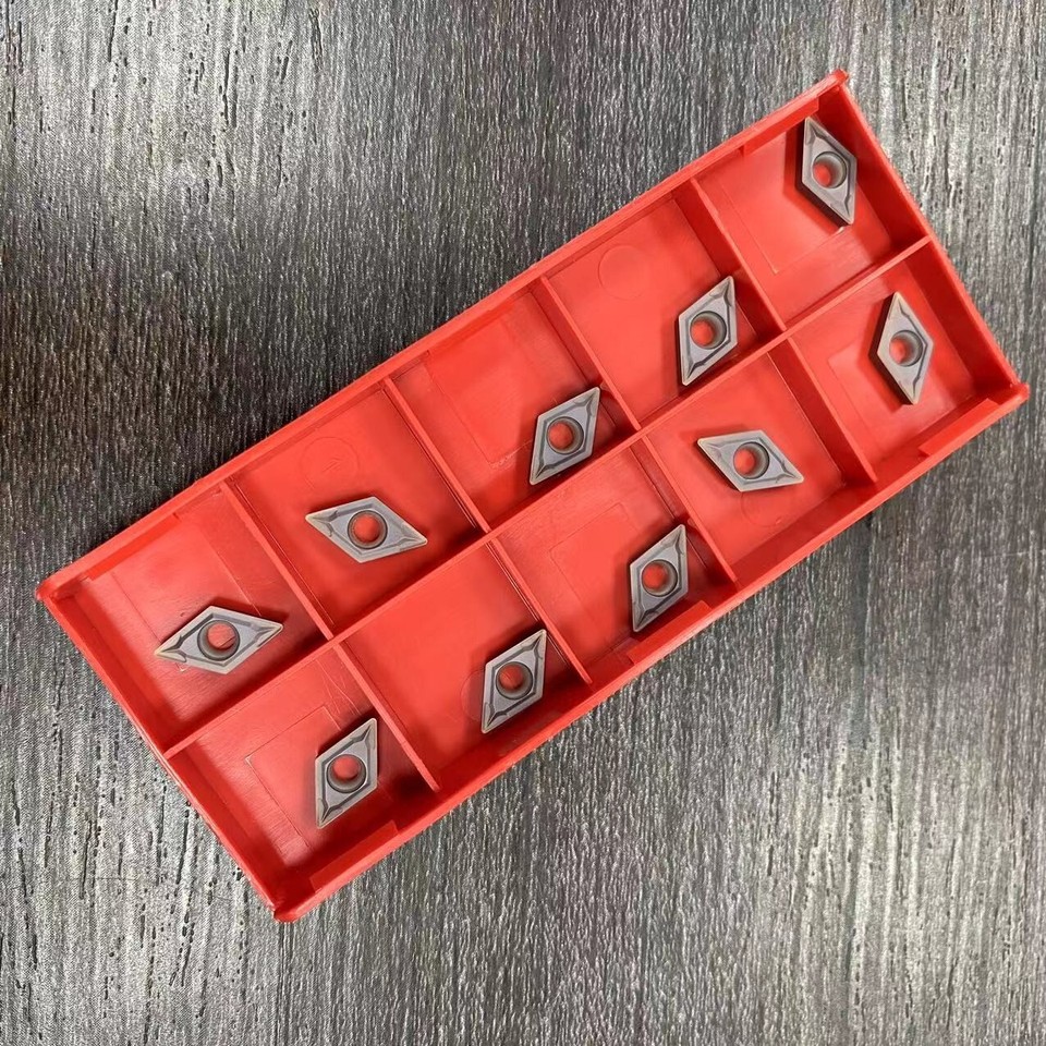 50Pcs DCMT070204 CK251 Carbide Inserts For Lathe Turning Tool Boring ...