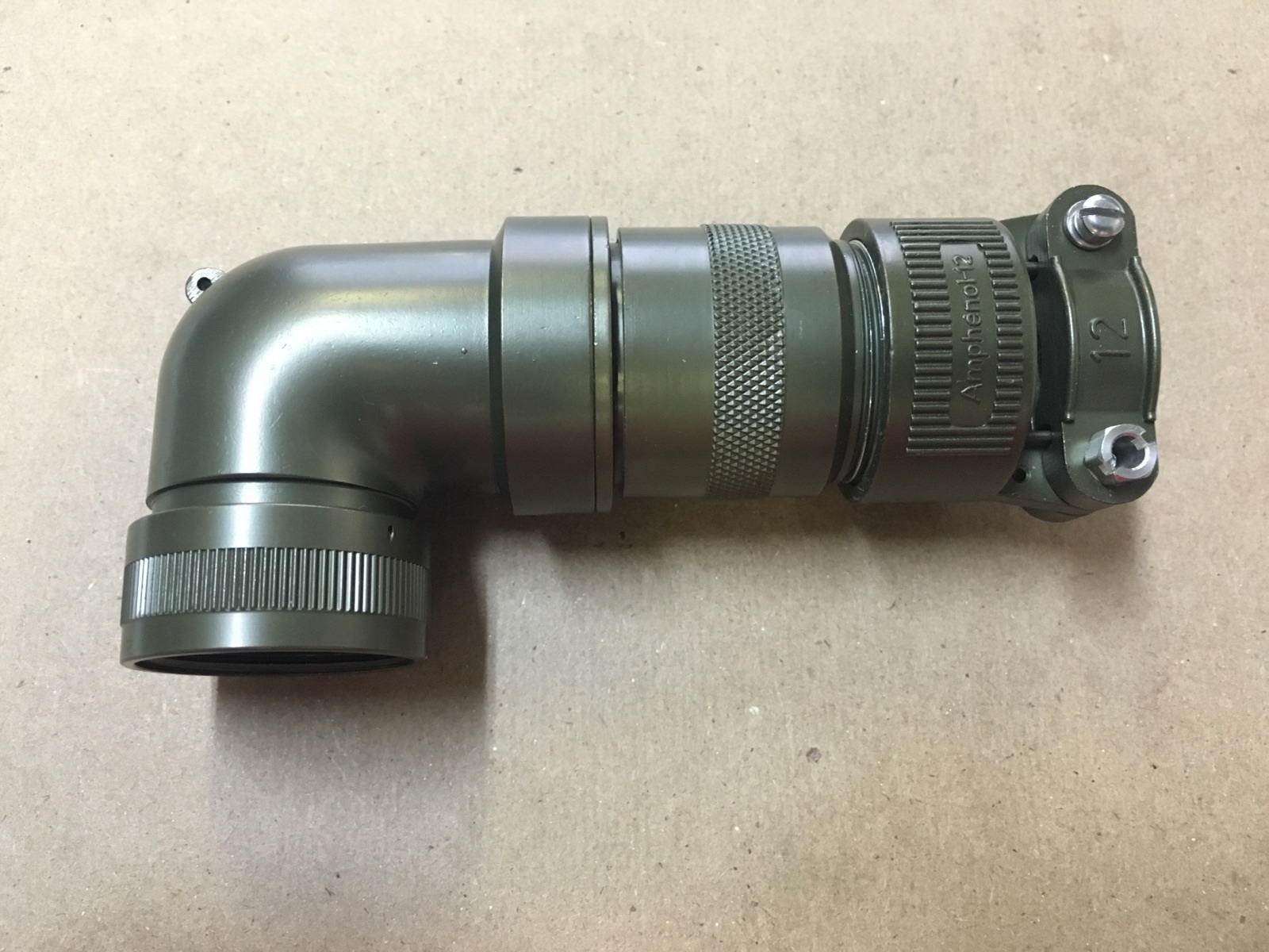 AMPHENOL-12 M85049/8-54W BACKSHELL ELECTRICAL CONNECTOR 5935-01-182 ...