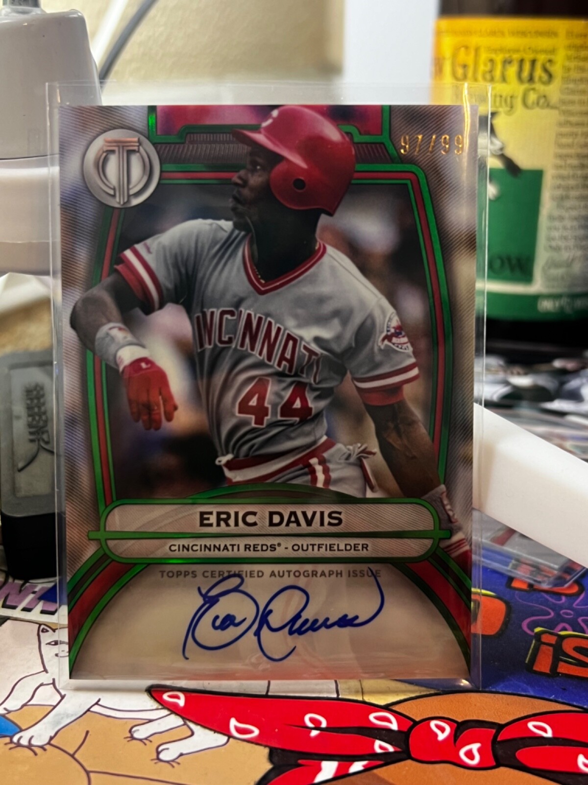 Eric Davis 2025 Tribute Auto /99