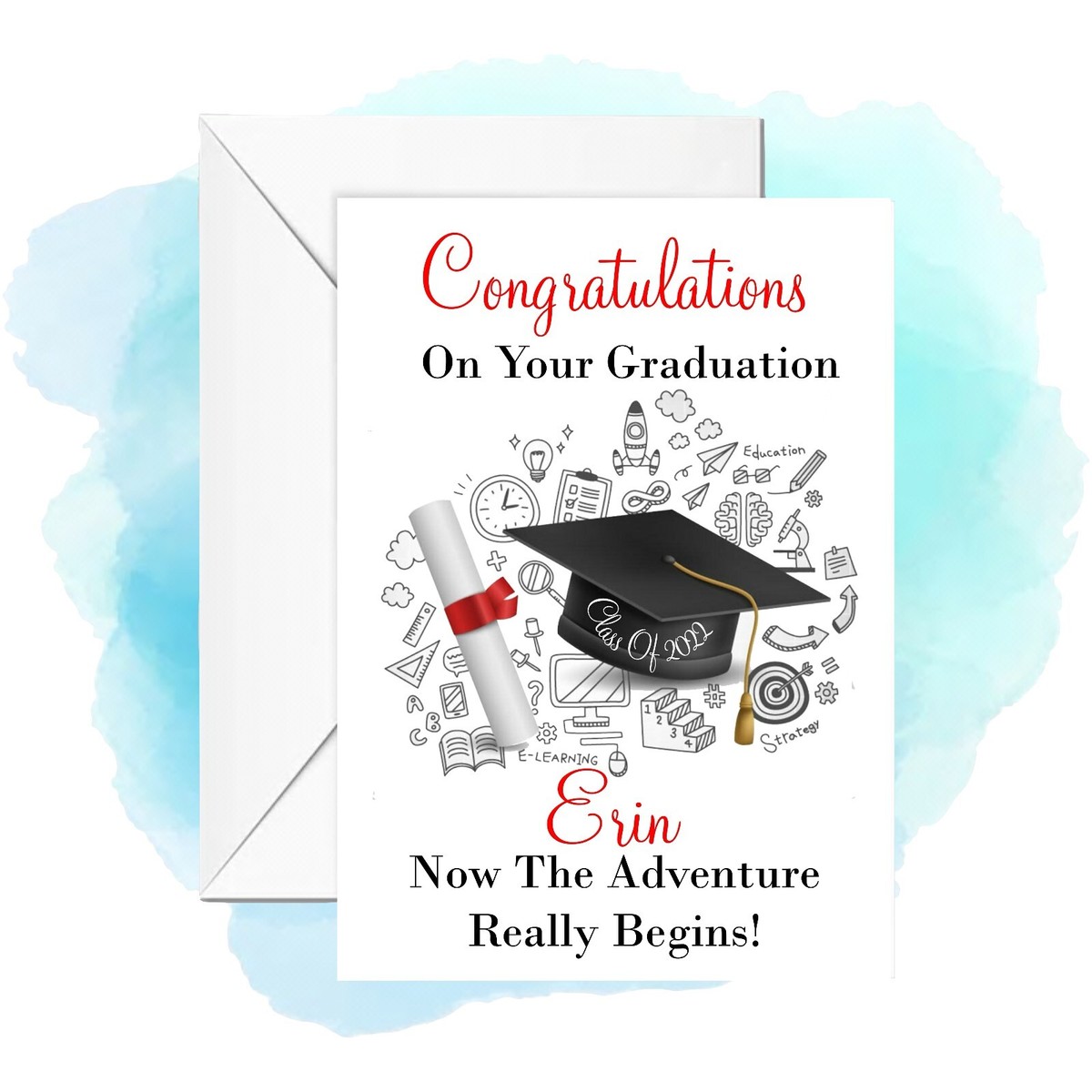 Congratulations On Your Gradu Graduation Card / Congratulations On