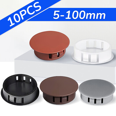 Hole Plugs Round Plastic Blanking Masking Cover Finishing Inserts Bungs ...