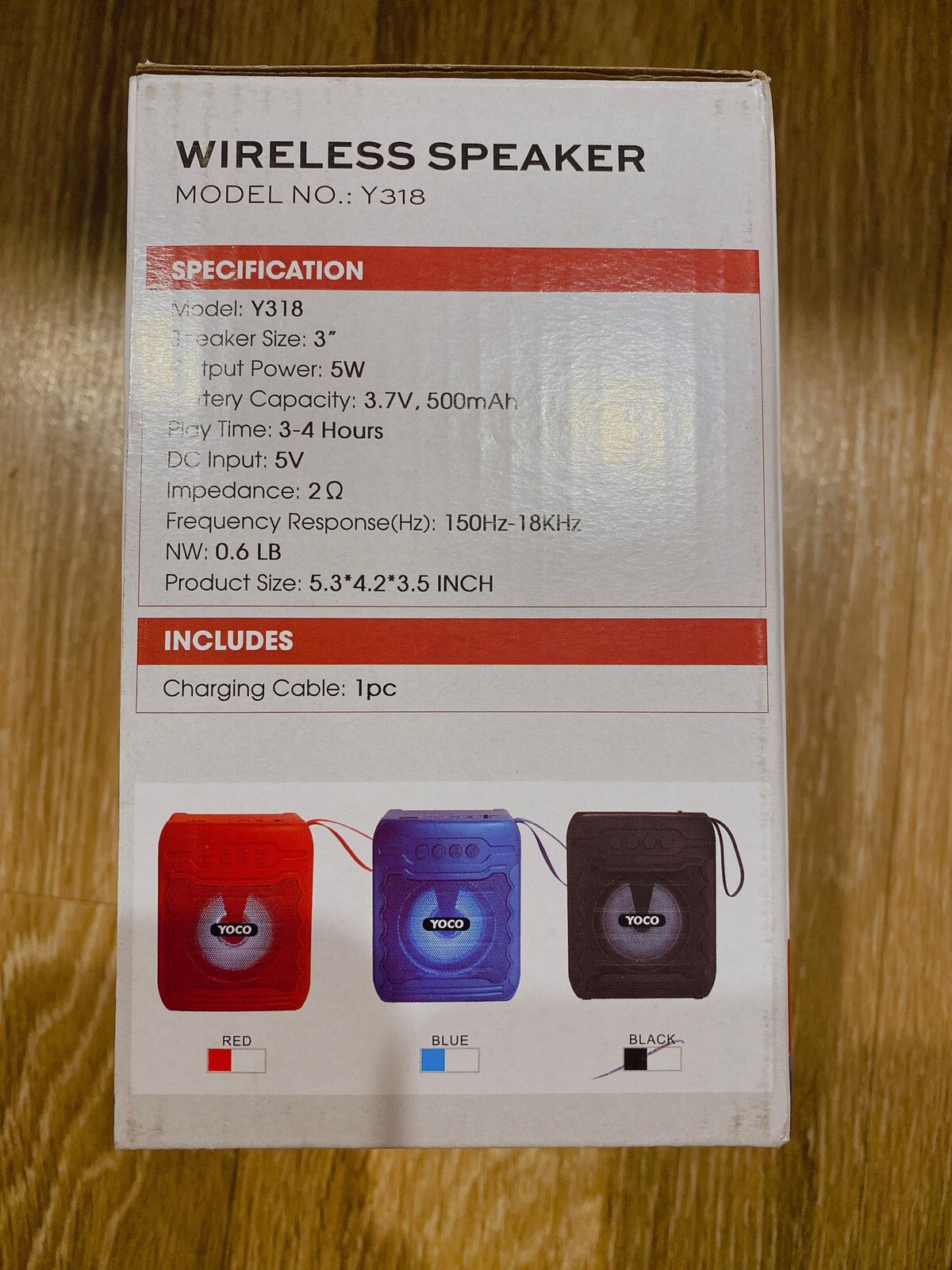 Yoco Wireless Speaker Model Y318 Blue for sale online | eBay