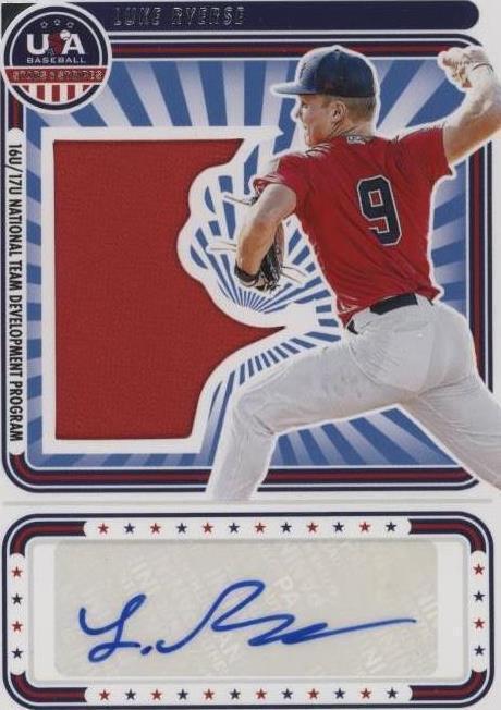 2024 Panini Stars and Stripes - USA Signatures Silhouettes Luke Ryerse ...
