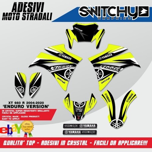 Stickers Kit Graphic Banger Darkyellow Yamaha XT 660 R From 2004 A 2020 ...
