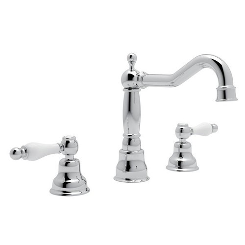 Rohl AC107OP-APC-2 Arcana Country Faucet POLISHED CHROME/ PORCELAIN New ...