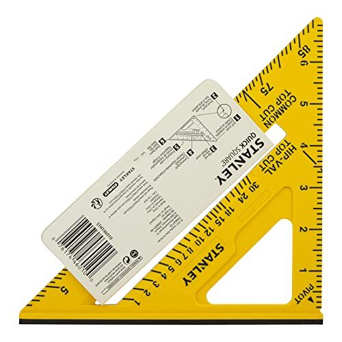 Stanley Quick Square, ABS, Yellow, 7 in, Graduations 8ths | eBay