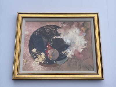 Magnus Engstrom PAINTING ABSTRACT VINTAGE EXPRESSIONISM MODERNISM mid ...