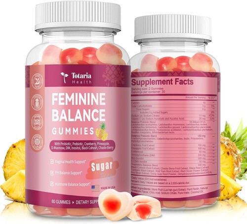 (Pack of 2 Premium Feminine Balance Gummies Sugar Free 60 Count 2) | eBay