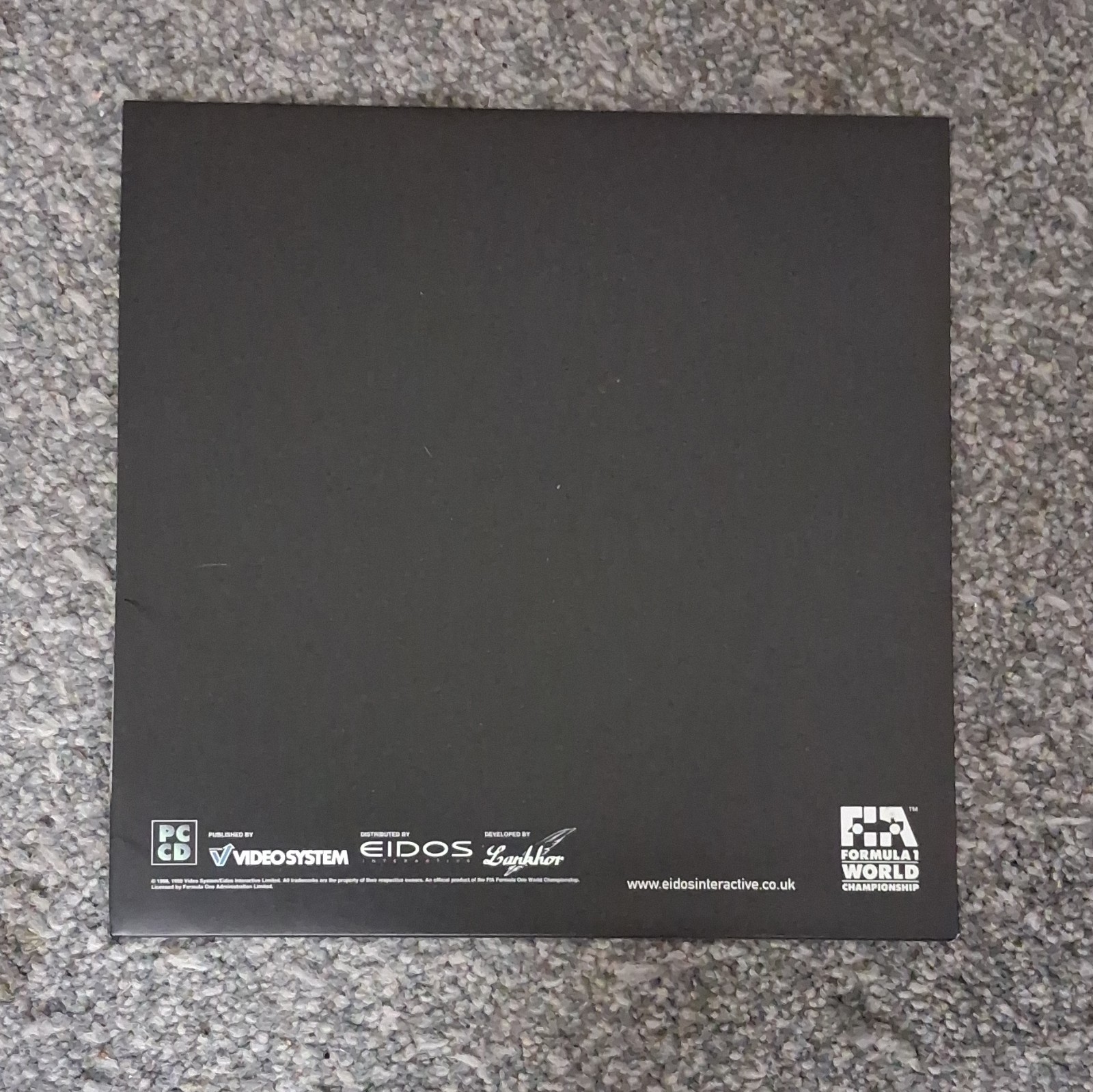 Official Formula 1 Racing PC Racing Game Video System Brochure | eBay UK