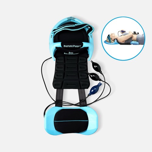 Posture Pump Deluxe disc hydrator spine traction back neck pain relief ...