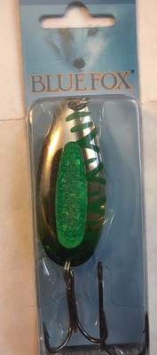 Blue Fox Pixee 1/2 oz Flo Green Flash UV | eBay