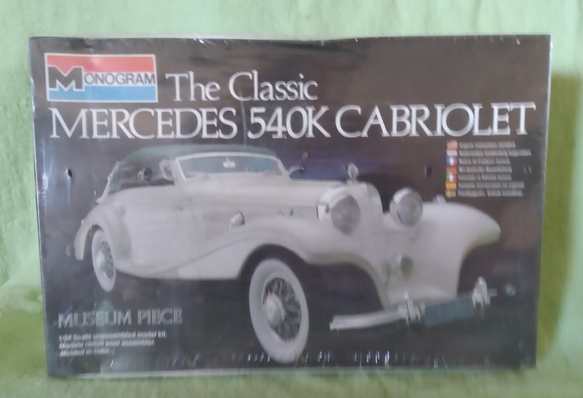 Monogram The Classic Mercedes 540K Cabriolet 1/24 Scale 2306 Monogram The Classic Mercedes 540K Cabriolet 1/24 Scale 2306