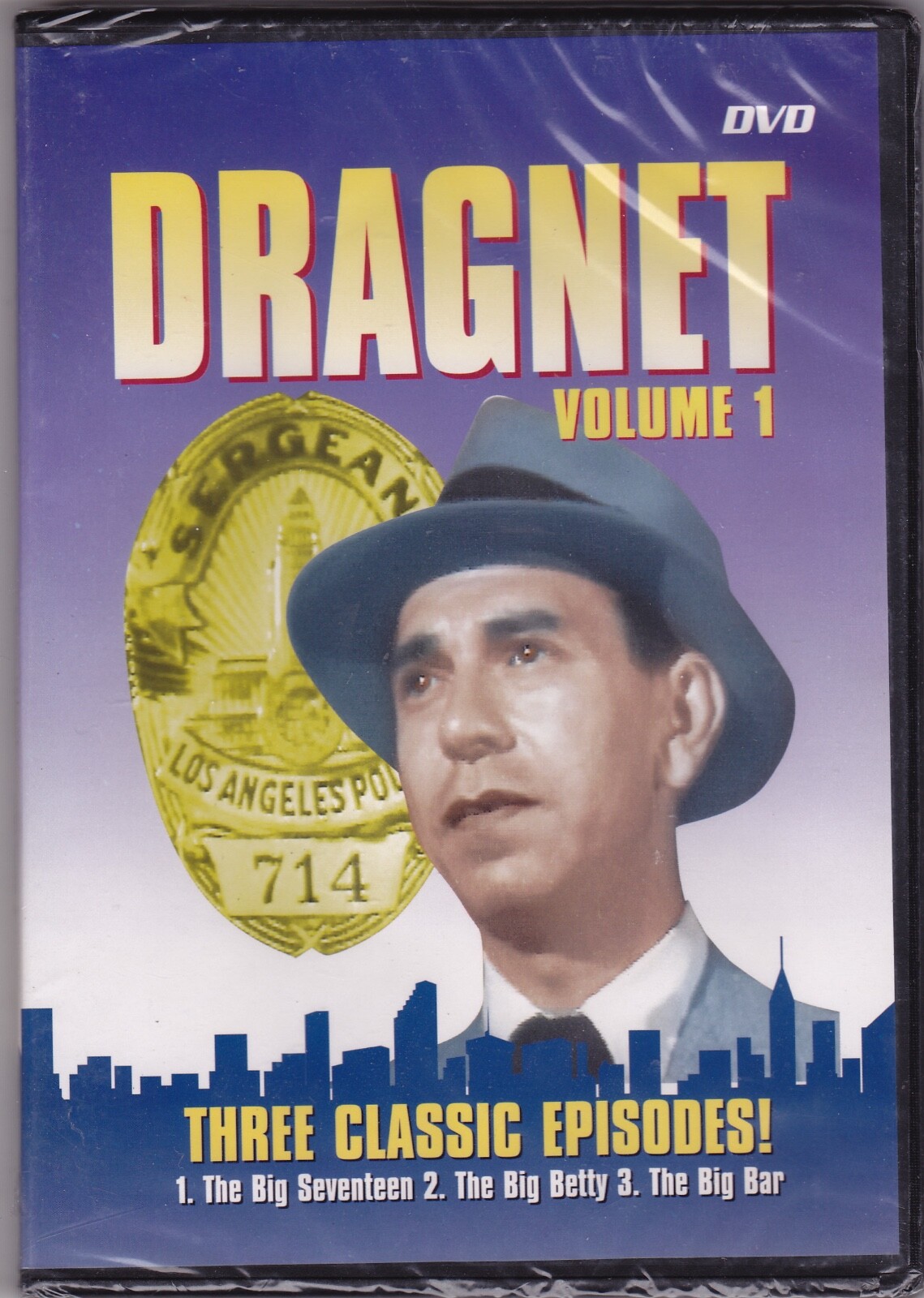 DRAGNET Volume 1 DVD NEW 3 Full Episodes Joe Friday | eBay