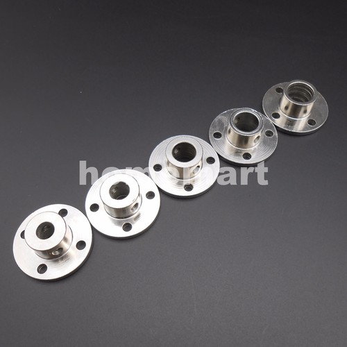 10X Rigid Flange Coupling Shaft Seat Steel Coupler 3/4/5/6/6.35/8/10/11 ...