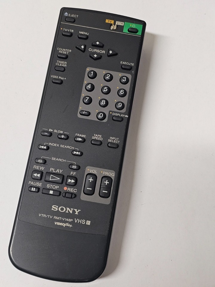 GENUINE ORIGINAL SONY RMT-V148P TV VTR REMOTE CONTROL For SLVE40UX ...
