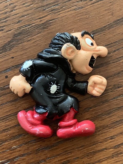 Smurfs Gargamel Villian Lab Glass Vintage Smurf Figure Schleich Peyo ...