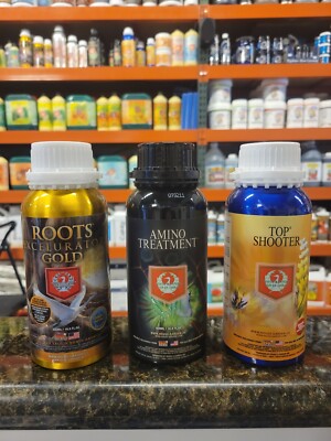 House & Garden 500 ml x 3, Roots Excelurator Gold, Amino Treatment ...