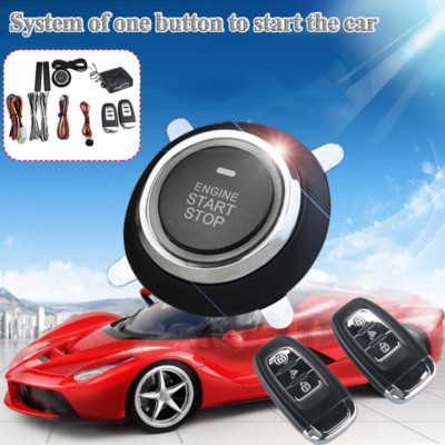 Car Key PKE Passive Keyless Entry Alarm System Push Start Button Remote ...