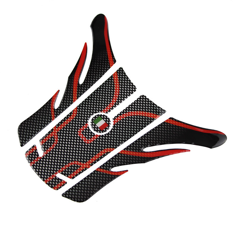 3D Gas Fuel Tank Cap Pad Emblem Stickers Decals for Ducati Monster 696 ...