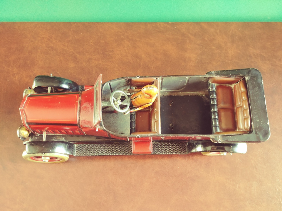 Scarce 1930's JDN Distler Large Tin Wind-up Touring Car Tinplate Open ...