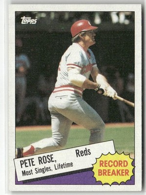 1985 TOPPS #6 PETE ROSE CINCINNATI REDS | eBay