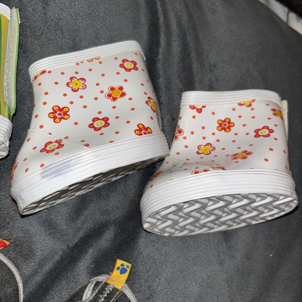 Vintage Bear Factory Wellies X2 And BAB silver Shoes | eBay UK