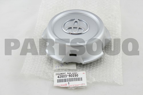 4260360250 Genuine Toyota ORNAMENT SUB-ASSY, WHEEL HUB(FOR FRONT) 42603 ...