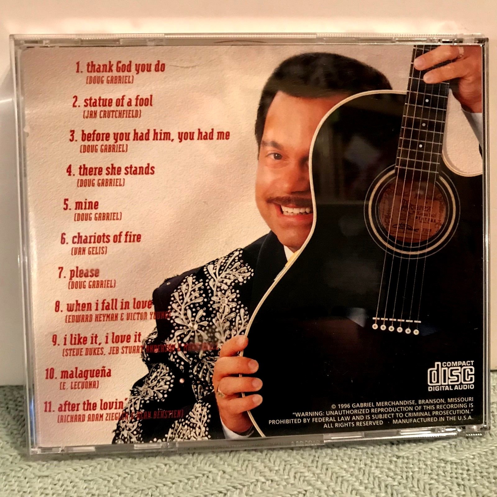 Autographed ! Doug Gabriel Cd Please , CD 9602 , 1996 | eBay