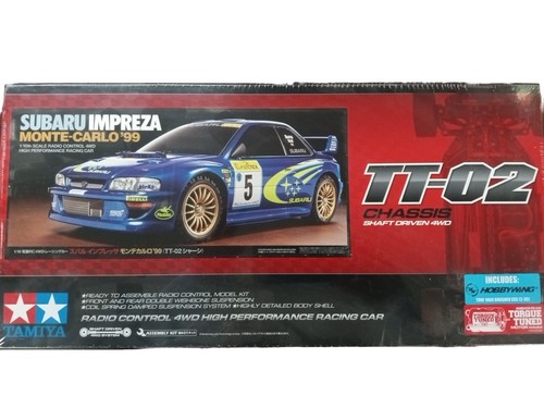 Tamiya Subaru TT-02 Impreza Monte-Carlo 99 Electric Rally Car Kit | eBay